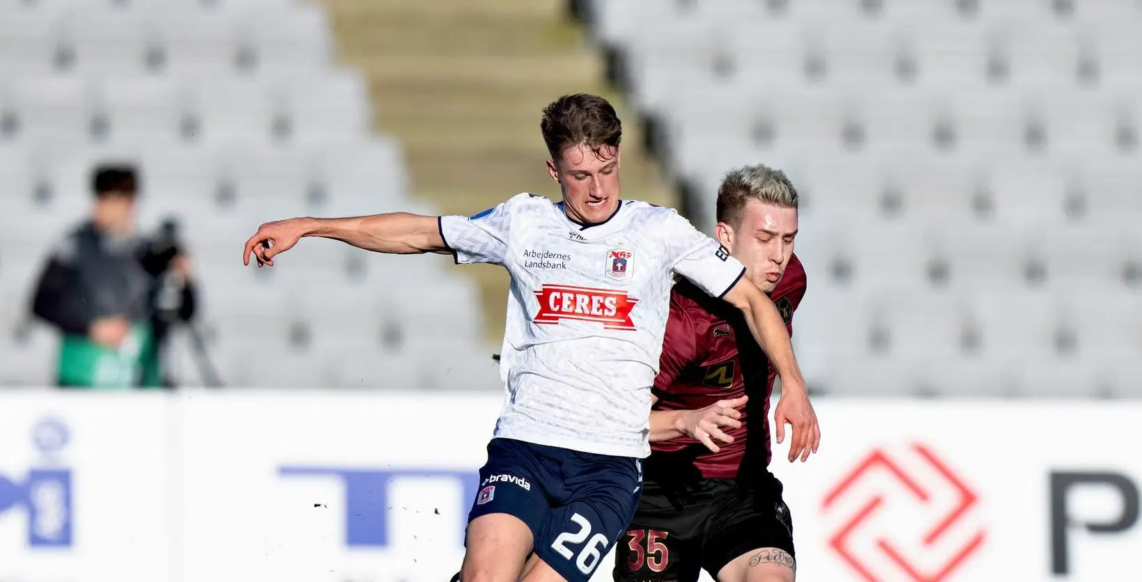 AGF-spilleren Jacob Andersen har overrevet korsbåndet